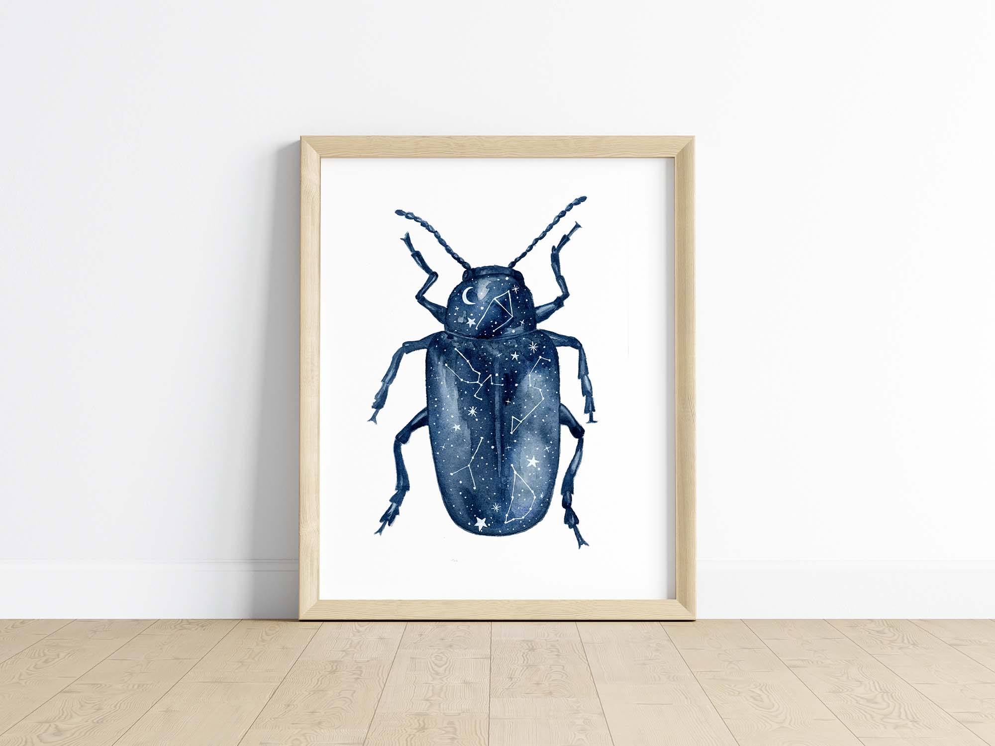 Celestial Beetle - Glicée Art Print – Three Acorns Studio