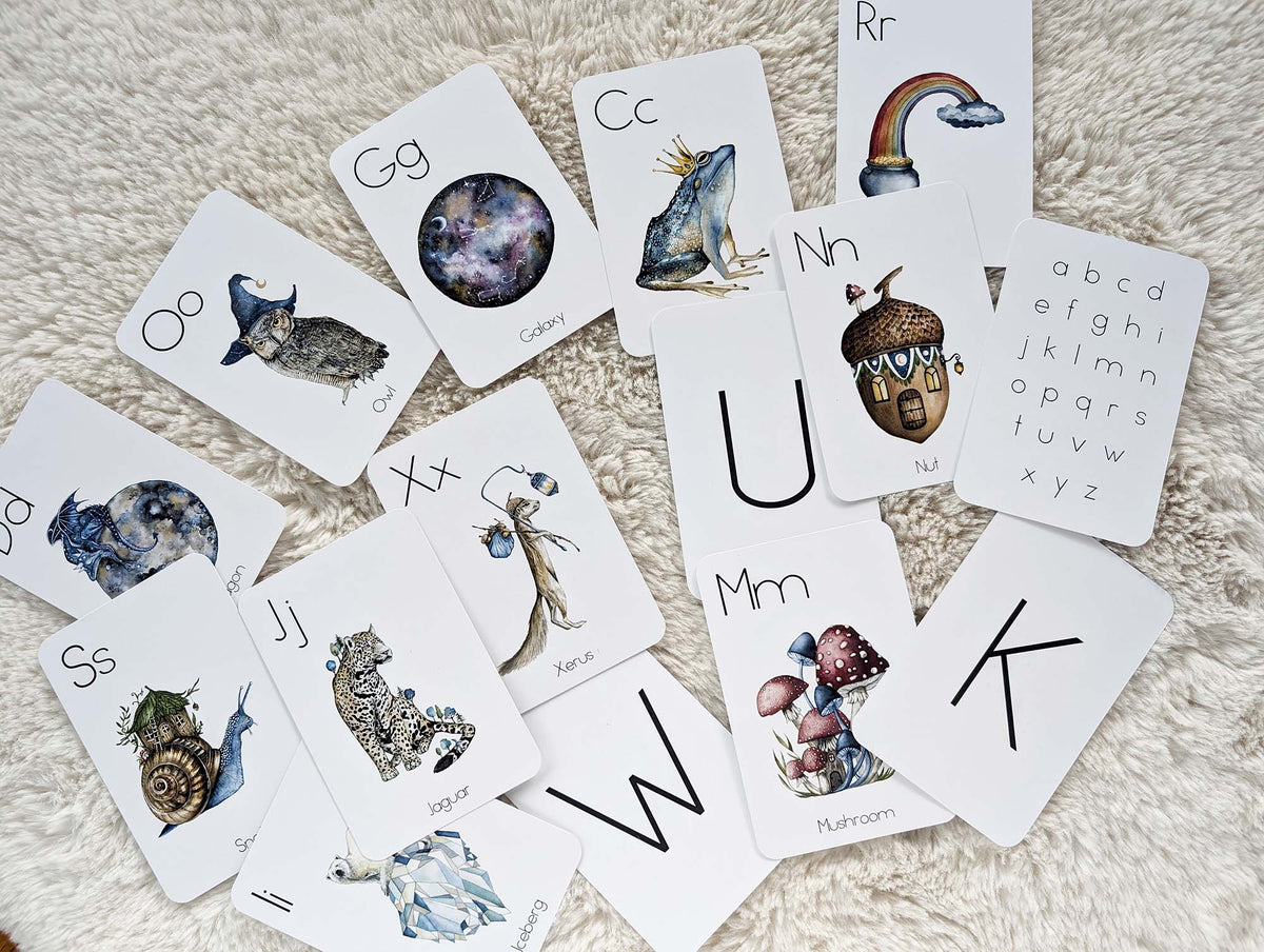 Introduction to Letters with Our ABC Flashcards : A Waldorf-Inspired J ...