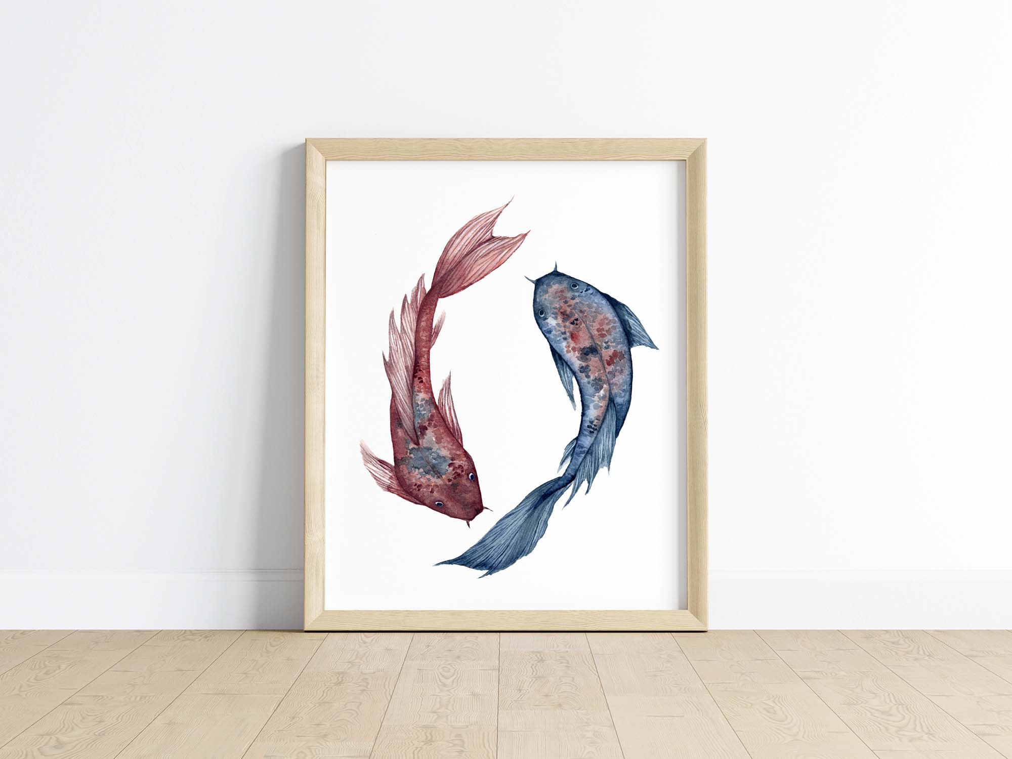 The Koi Dance - Glicée Art Print – Three Acorns Studio
