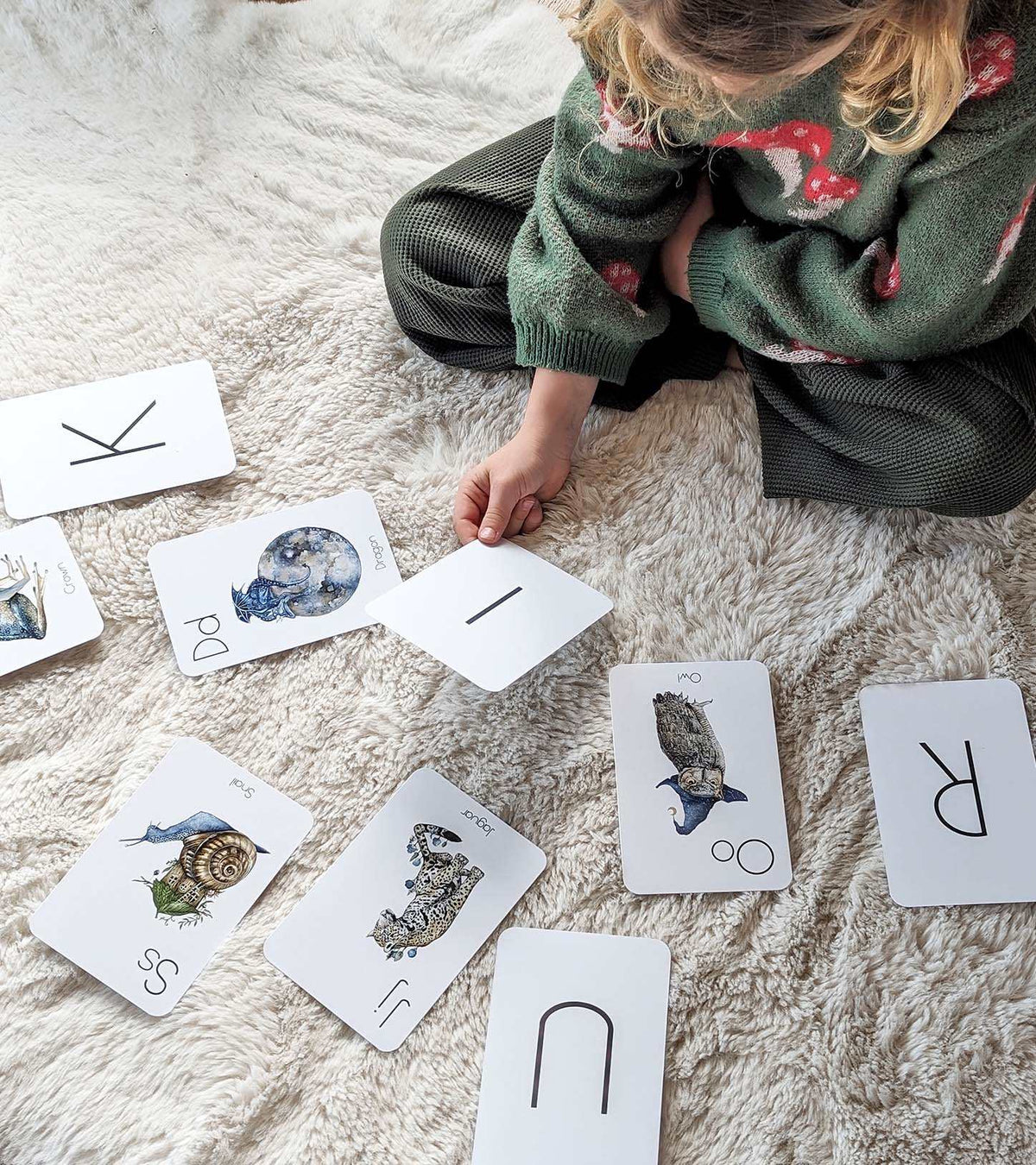 Introduction to Letters with Our ABC Flashcards : A Waldorf-Inspired J ...